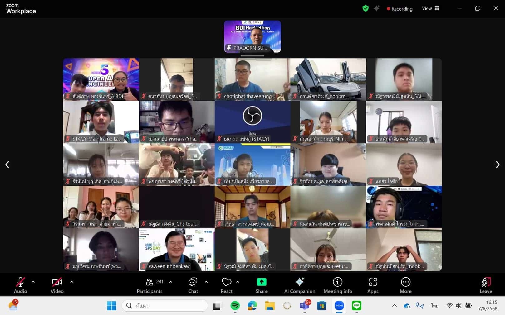 BDI ประกาศรายชื่อ 15 ทีมสุดท้าย! ผ่านเข้ารอบชิงชนะเลิศ “BDI Hackathon 2025“ คัดเข้มข้นจาก 115 ...